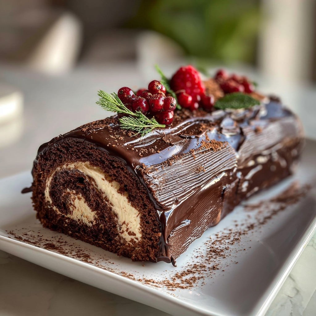 Pastel de Tronco de Navidad de Chocolate: Consejos Reales desde Mi ...