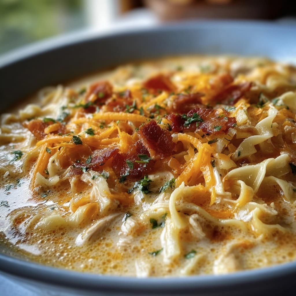 La Mejor Sopa de Pollo Crack – Con Tocino y Aderezo Ranch - La Olla Magica