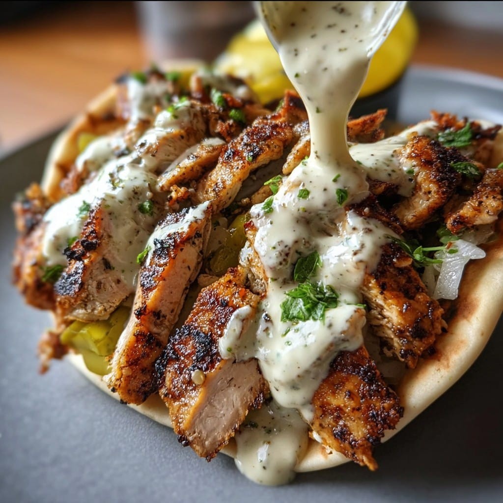 Shawarma de Pollo con Salsa de Ajo – Auténtico y Lleno de Sabor - La ...