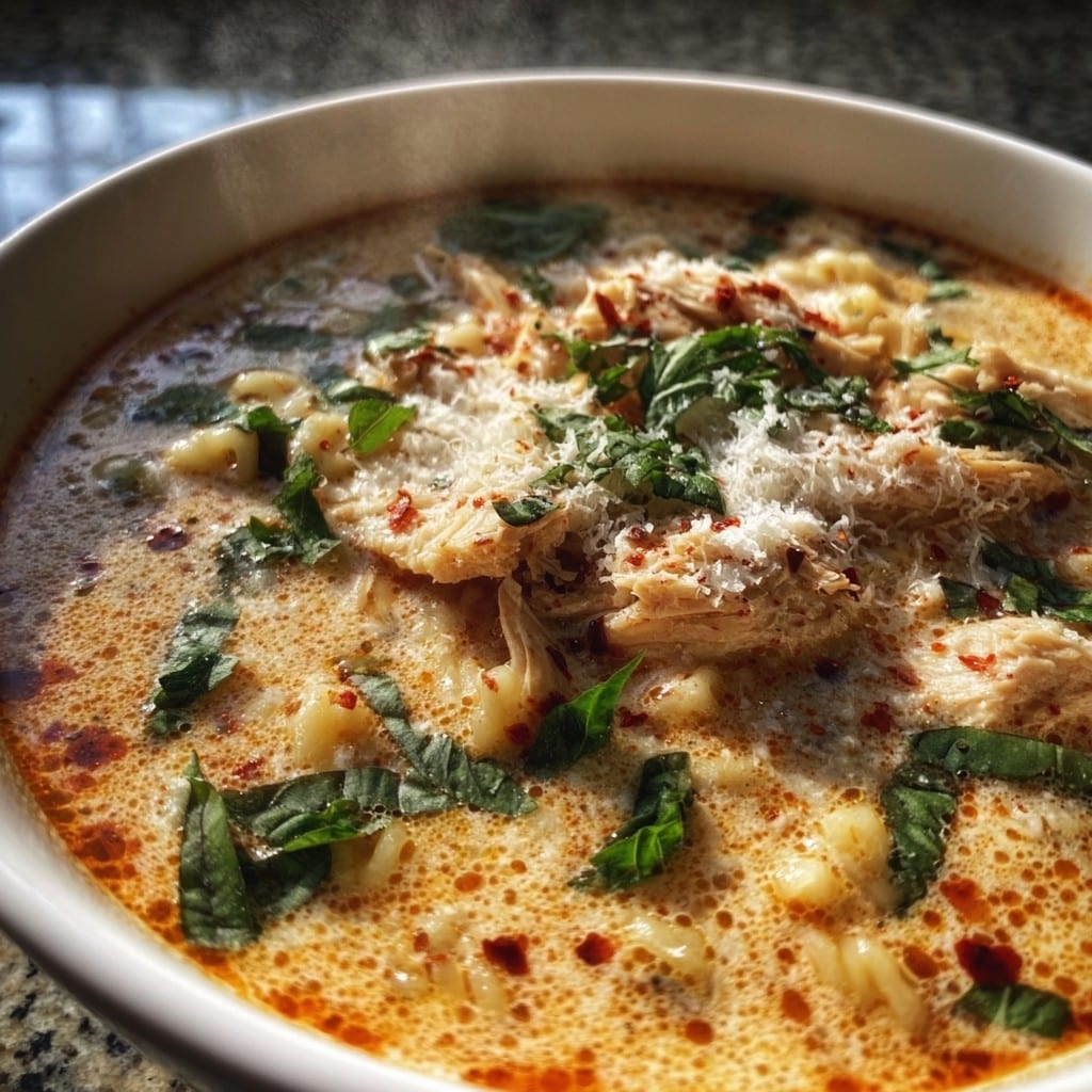 Sopa Cremosa de Pollo a la Parmesana en Una Olla – Idea para Cena entre ...